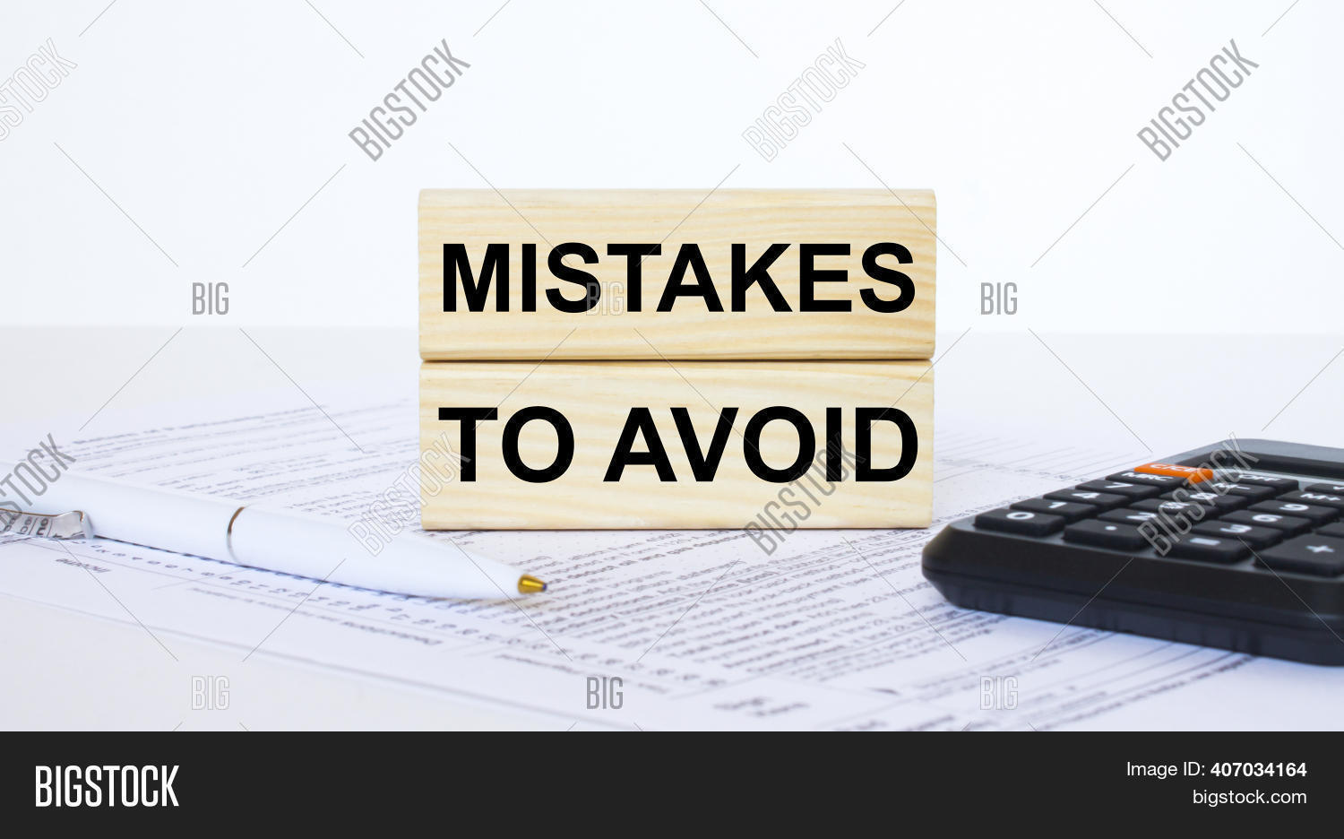 Mistakes Avoid Text Image & Photo (Free Trial) | Bigstock