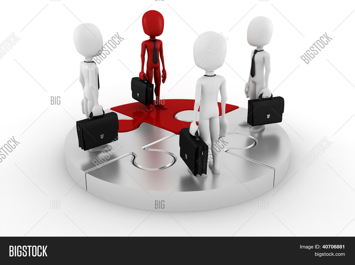 3d Man Business Man On Image & Photo (Free Trial) | Bigstock