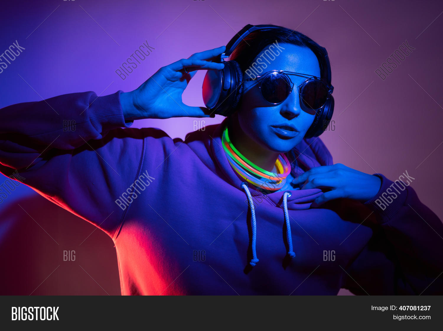 Cyberpunk Woman Hooded Image & Photo (Free Trial) | Bigstock