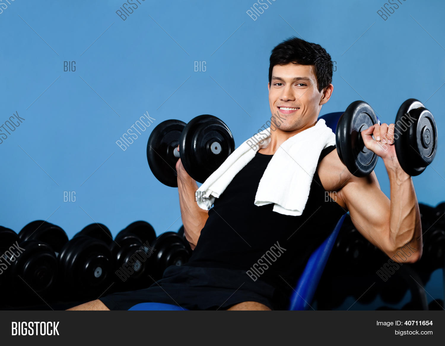 Smiley Bodybuilder Image & Photo (Free Trial) | Bigstock