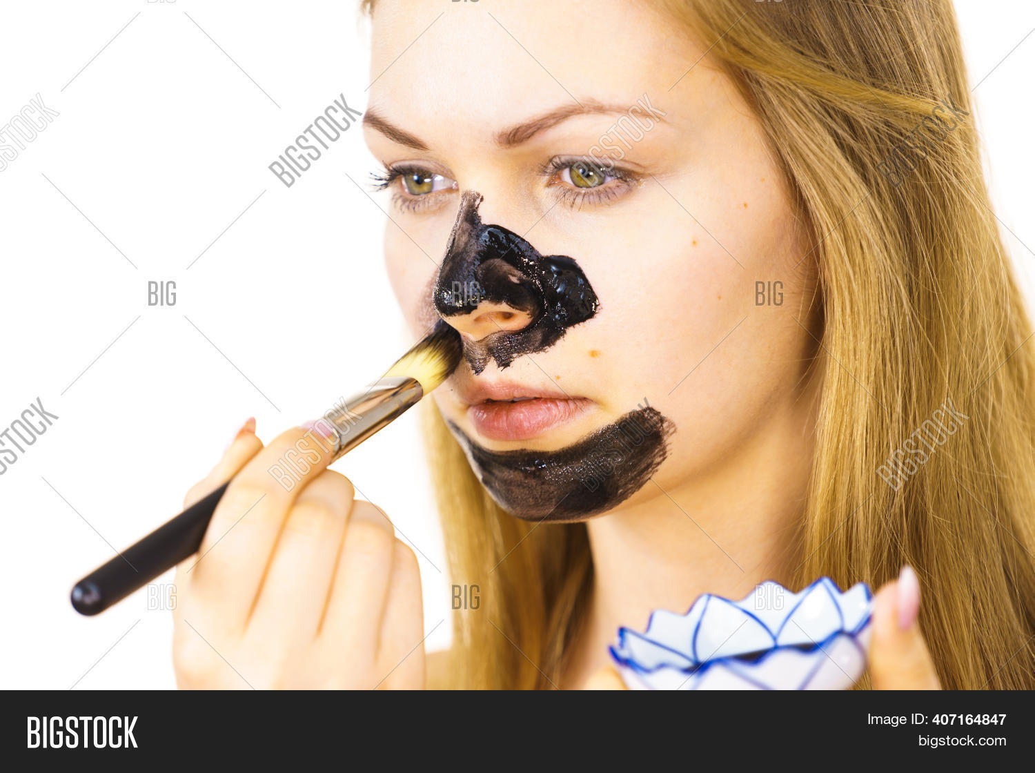 Girl Being Apply Carbo Image & Photo (Free Trial) | Bigstock