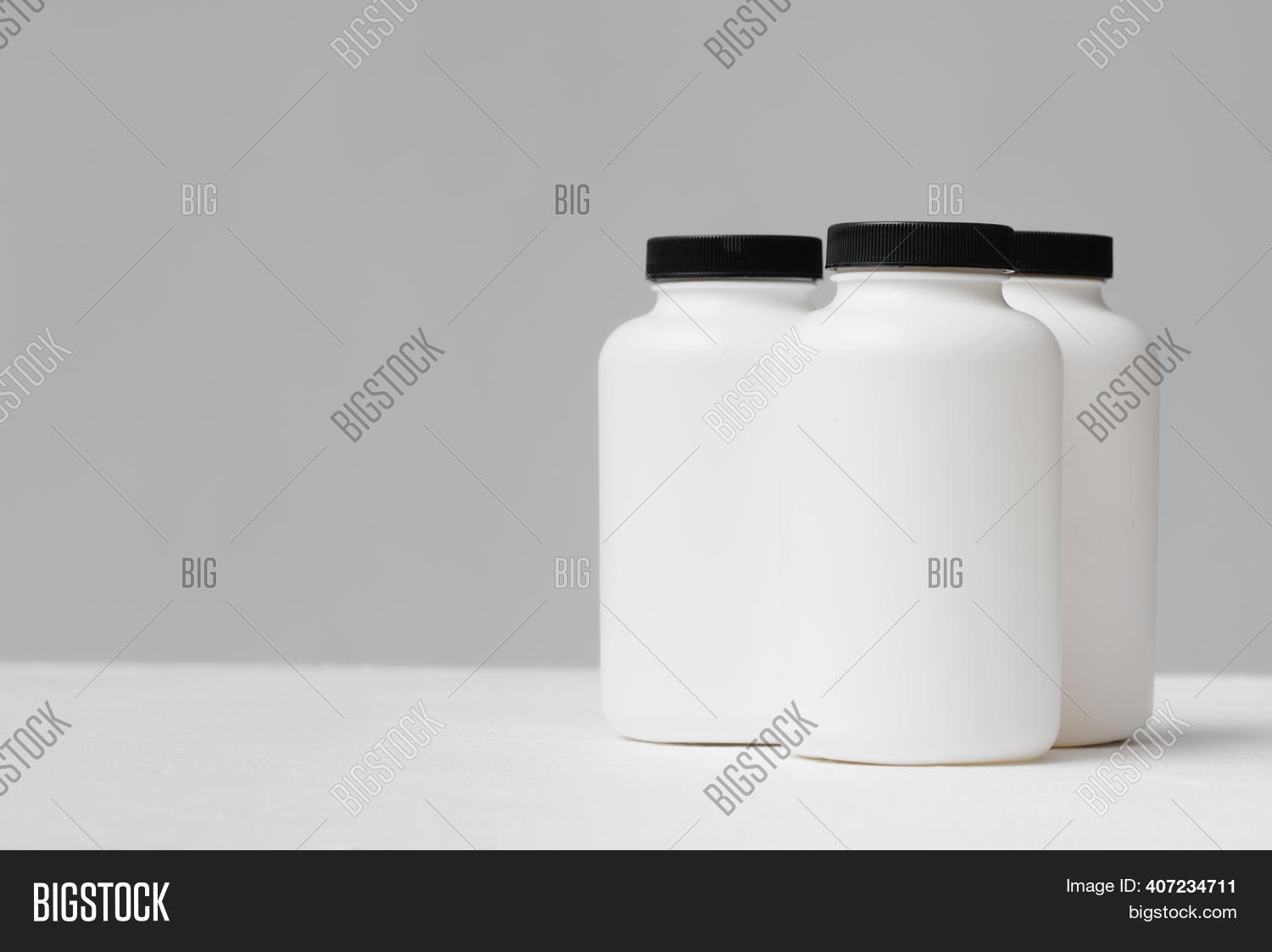 Blank White Jars Food Image & Photo (Free Trial) | Bigstock
