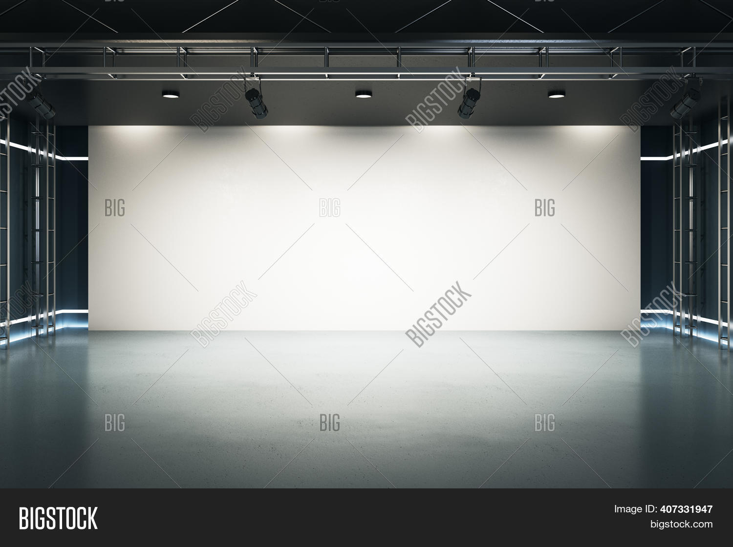 Big Blank Light Screen Image & Photo (Free Trial) | Bigstock