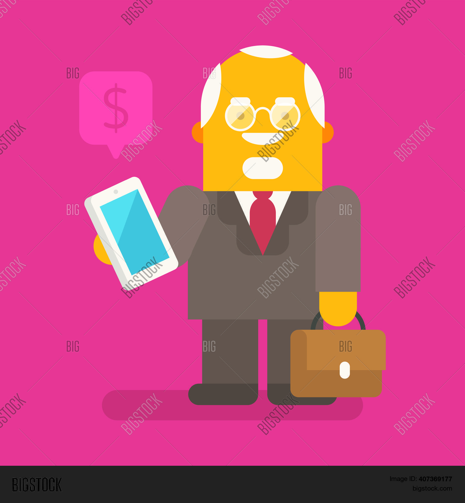 Old Businessman Vector & Photo (Free Trial) | Bigstock