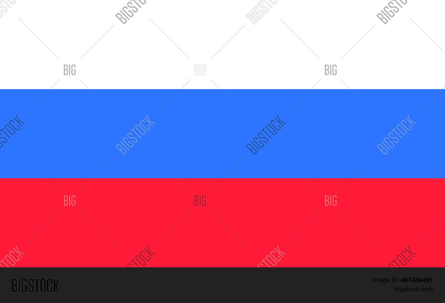 Russia Flag Vector Vector & Photo (Free Trial) | Bigstock