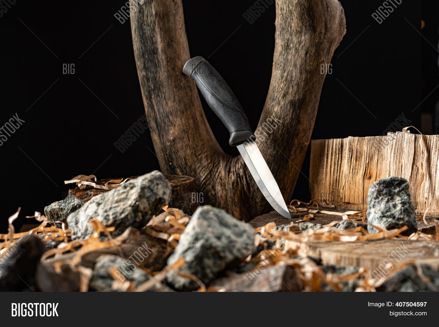 Knife Among Trees Image & Photo (Free Trial) | Bigstock