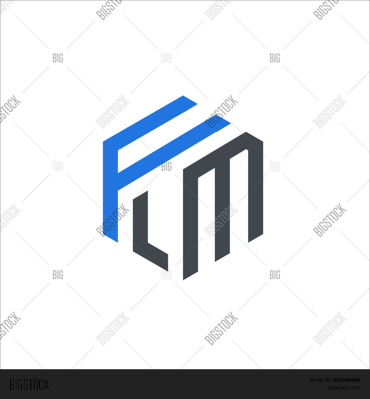 F L M Logo Designs Vector & Photo (Free Trial) | Bigstock