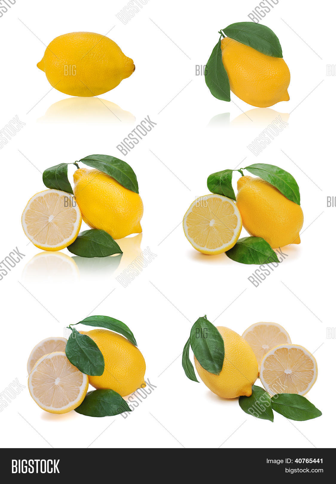 Set Fresh Lemon Citrus Image & Photo (Free Trial) | Bigstock