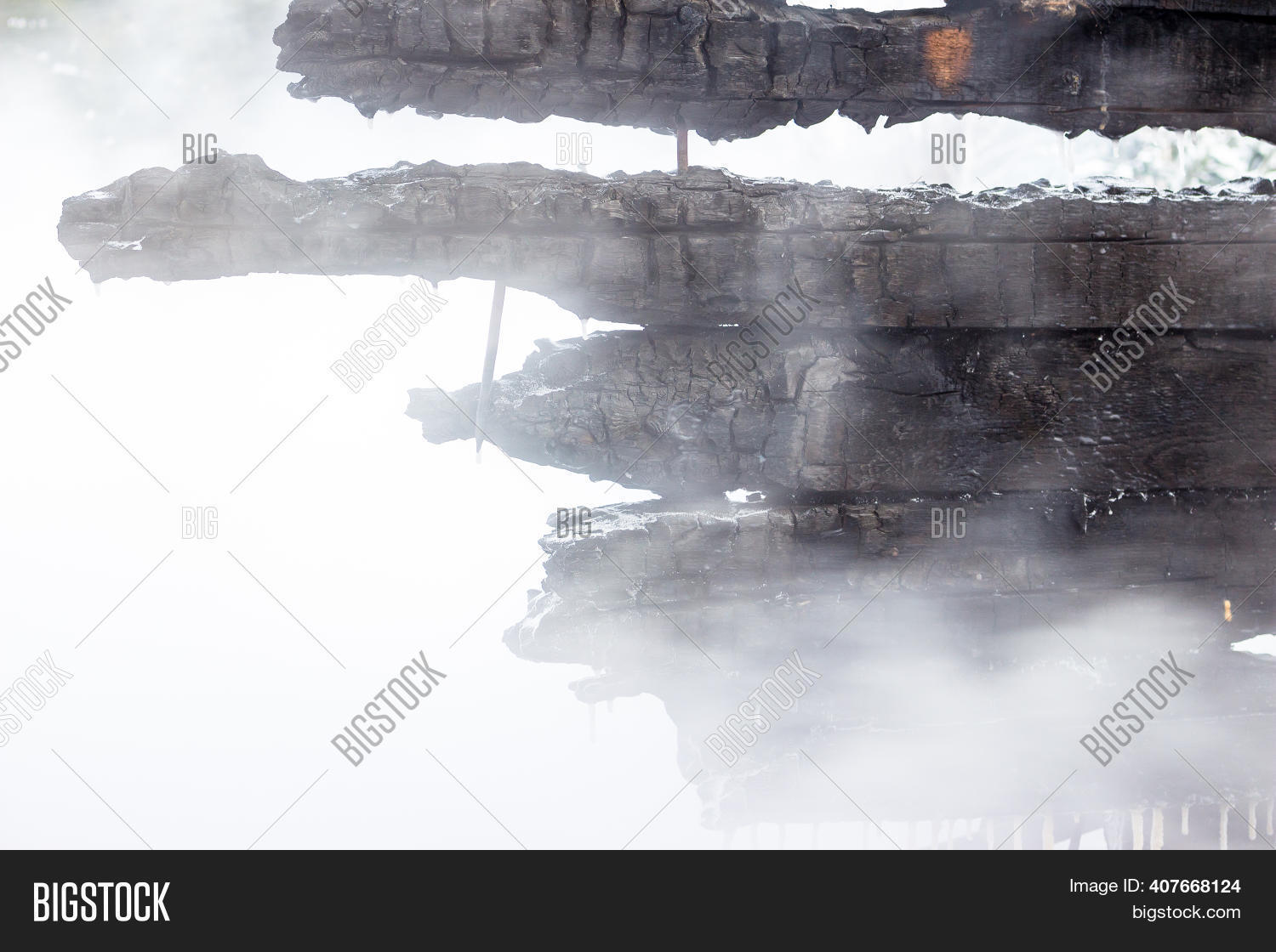 Charred Wooden Walls Image & Photo (Free Trial) | Bigstock