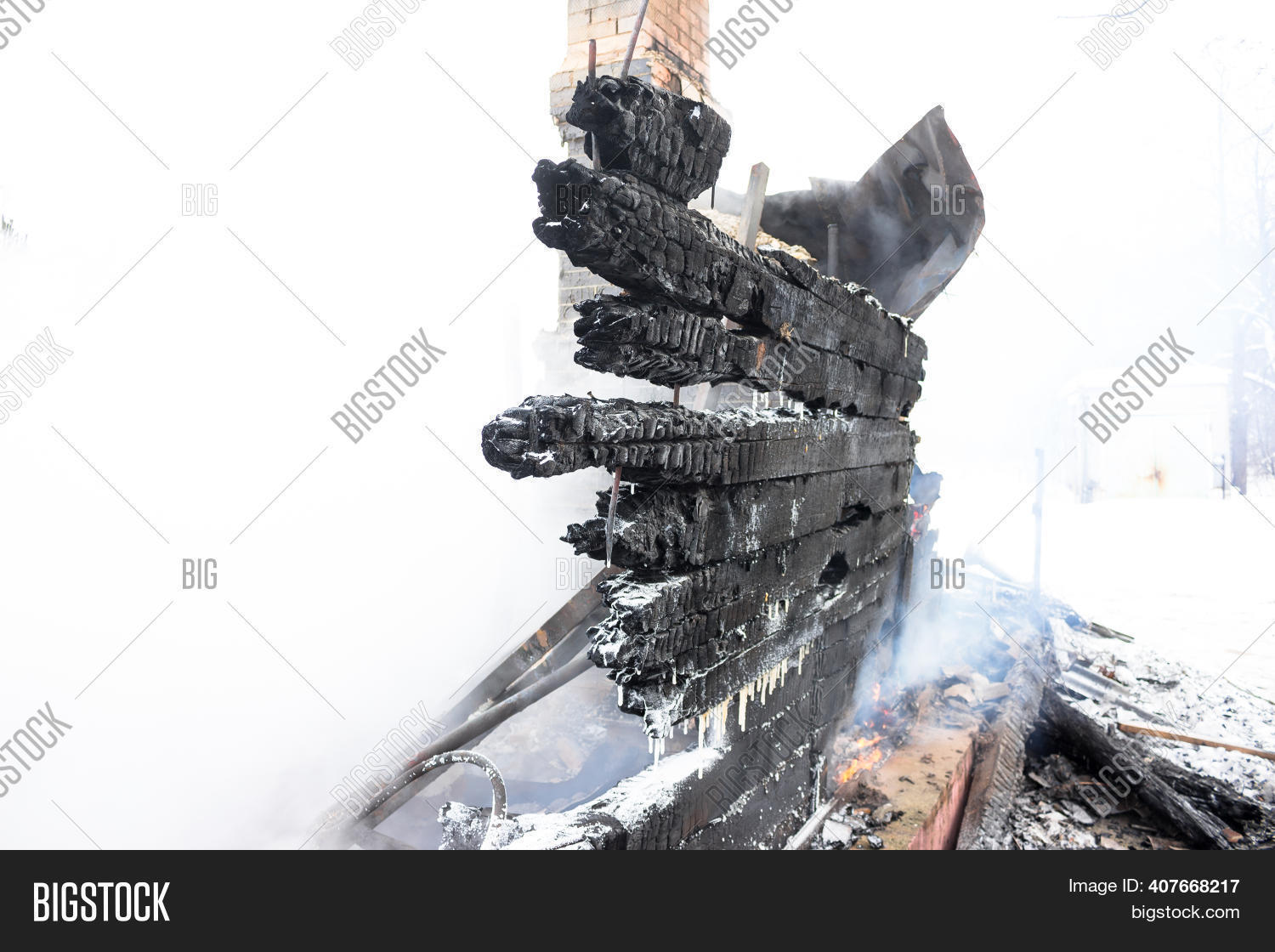 Charred Wooden Walls Image & Photo (Free Trial) | Bigstock