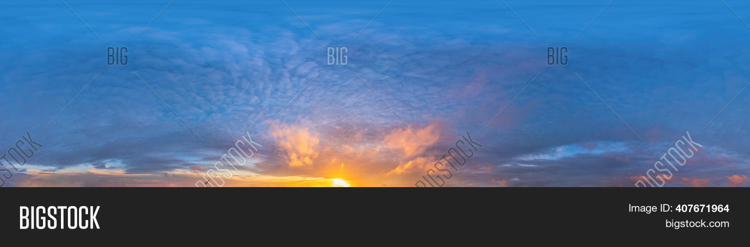 Dark Blue Sunset Sky Image & Photo (Free Trial) | Bigstock