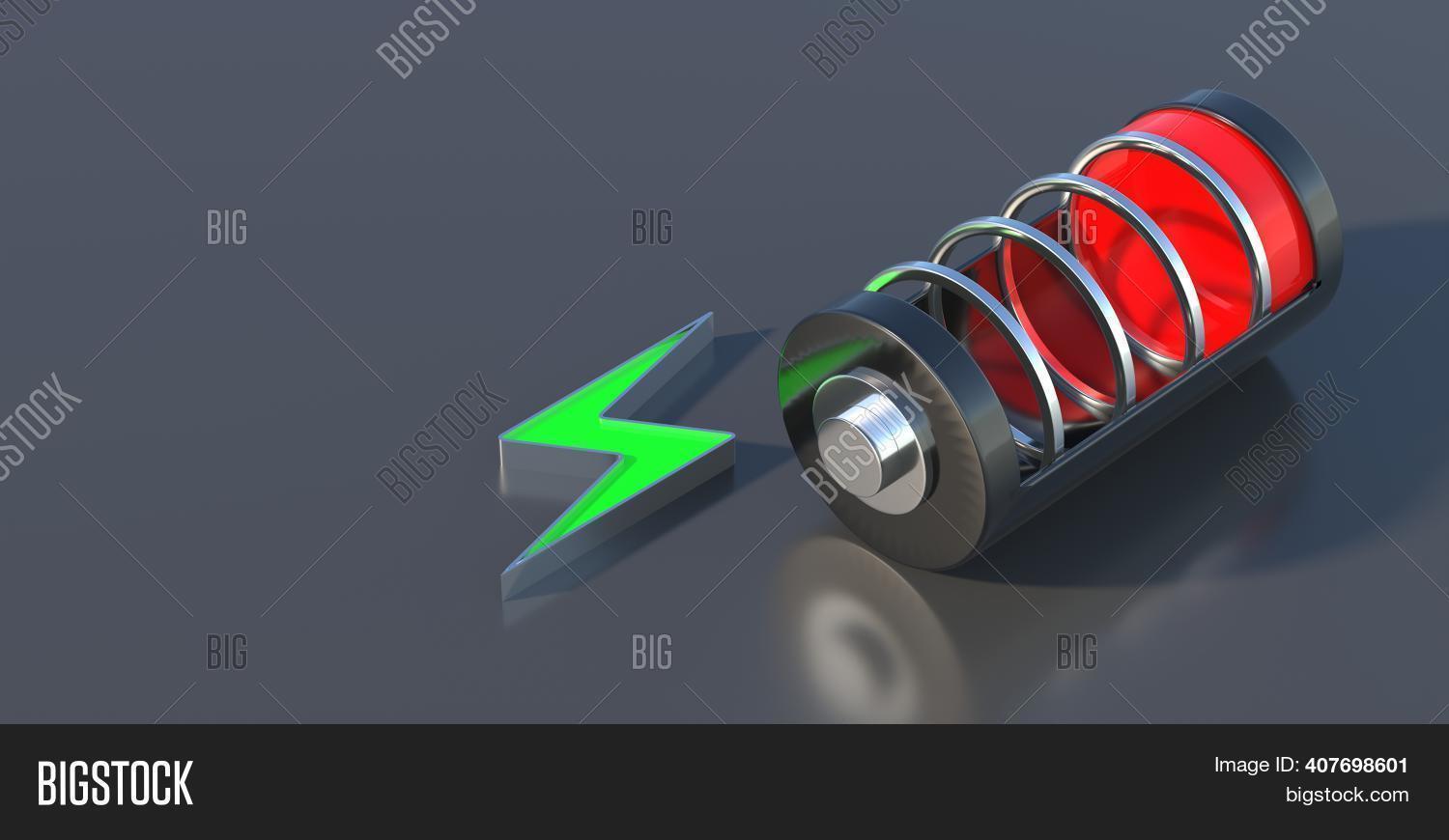 Battery Empty Loading Image & Photo (Free Trial) | Bigstock