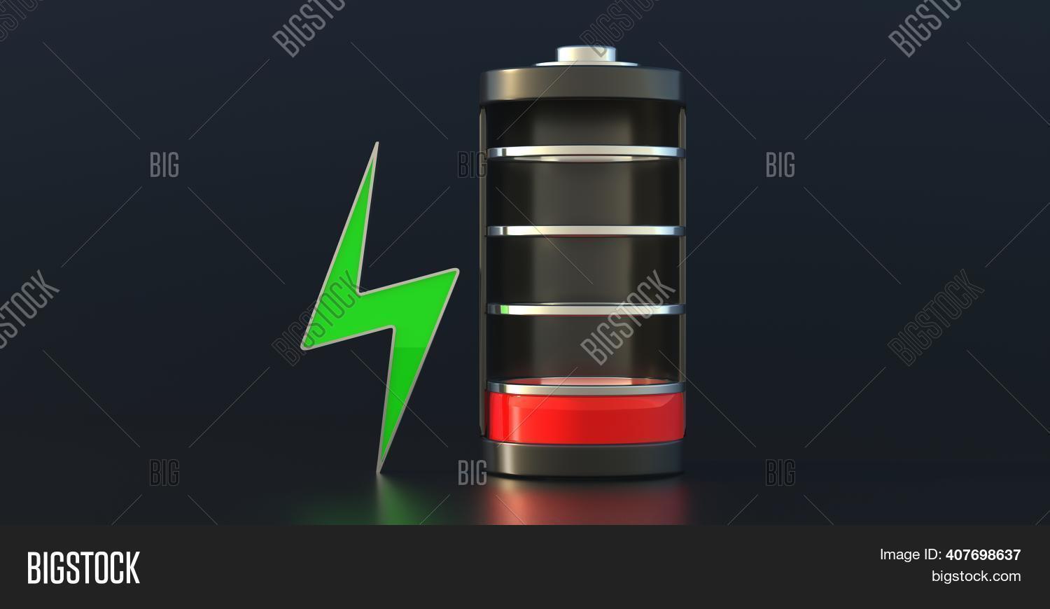 Battery Empty Loading Image & Photo (Free Trial) | Bigstock
