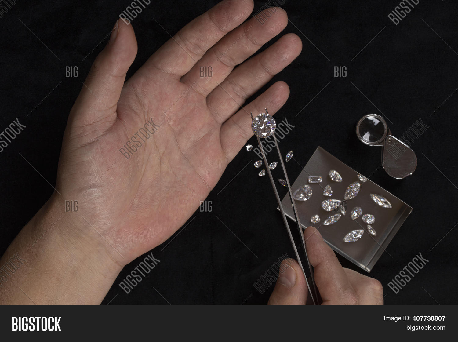 Top View Diamonds Image & Photo (Free Trial) | Bigstock