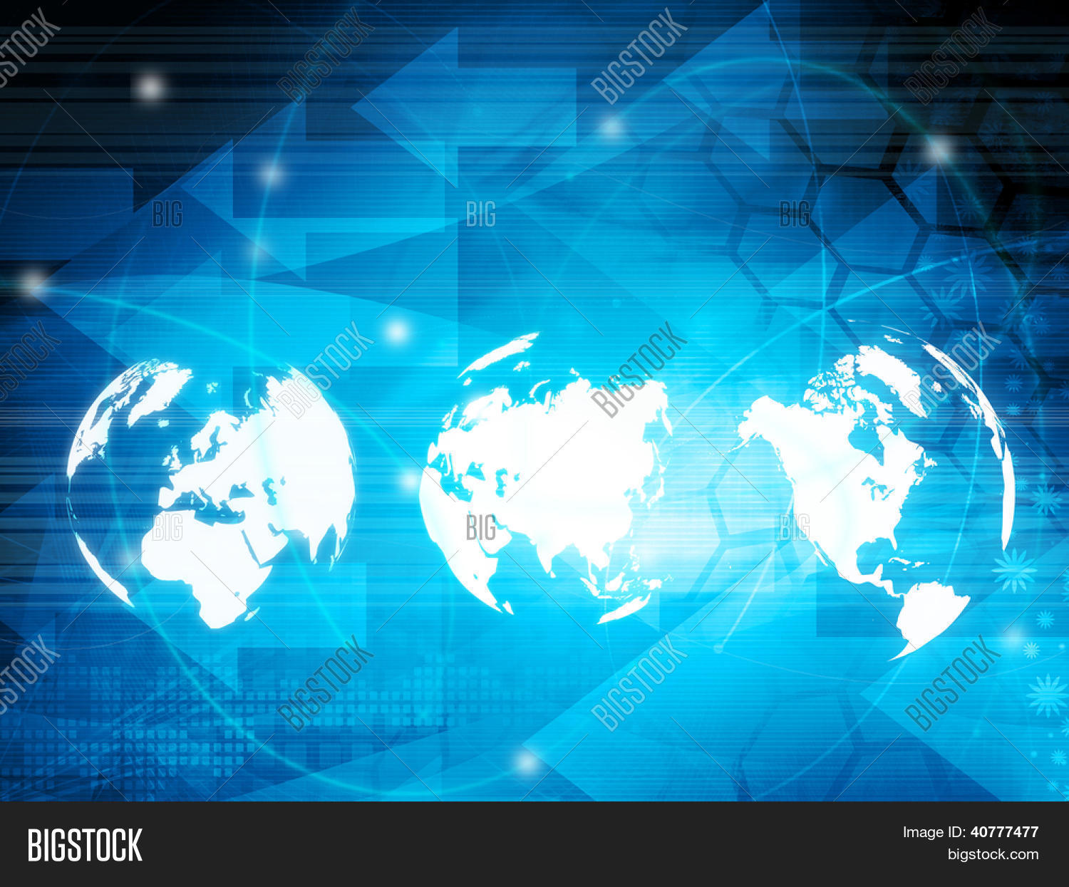 World Map Technology Image & Photo (Free Trial) | Bigstock