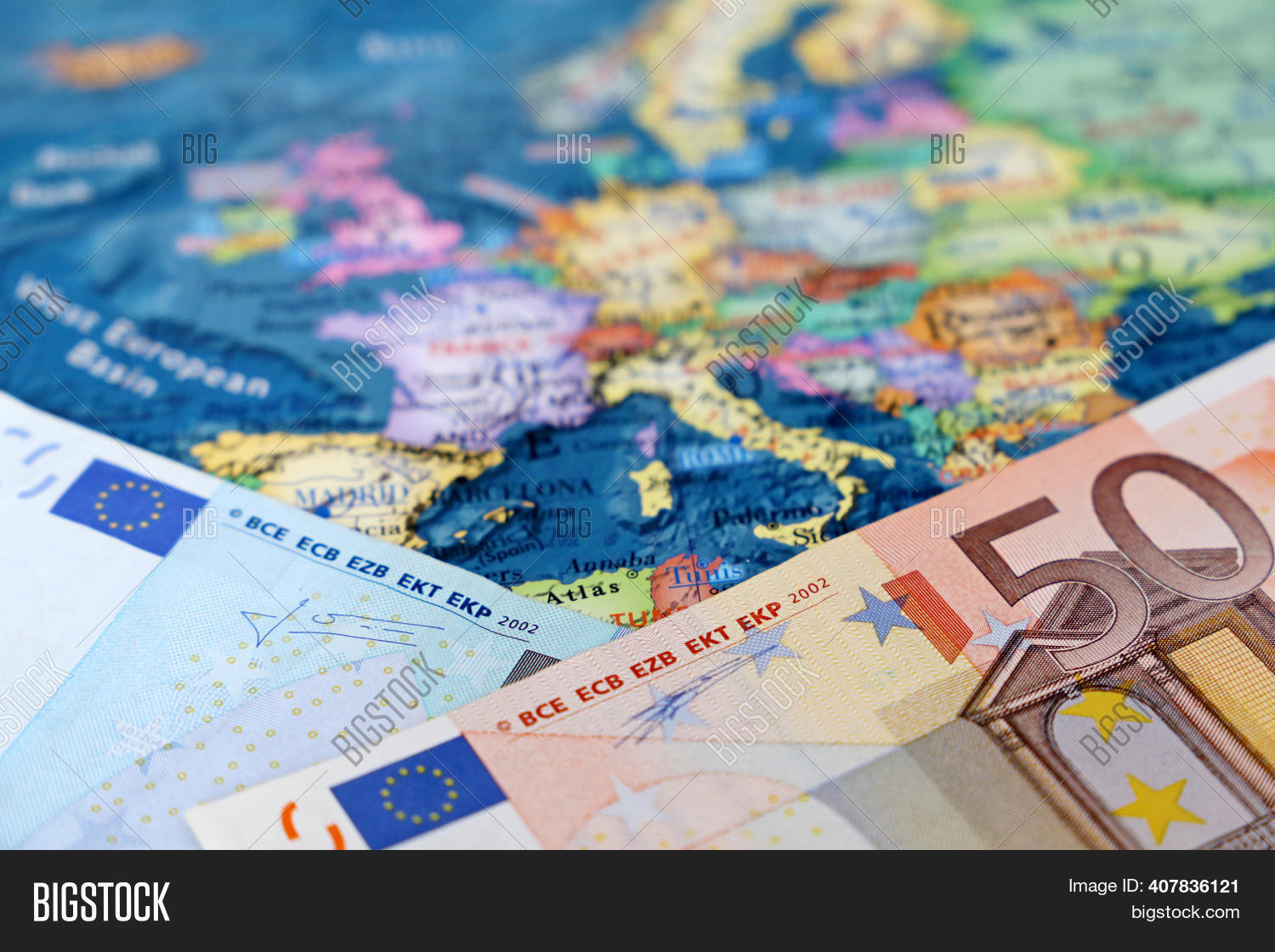 Euro Banknotes On Image & Photo (Free Trial) | Bigstock