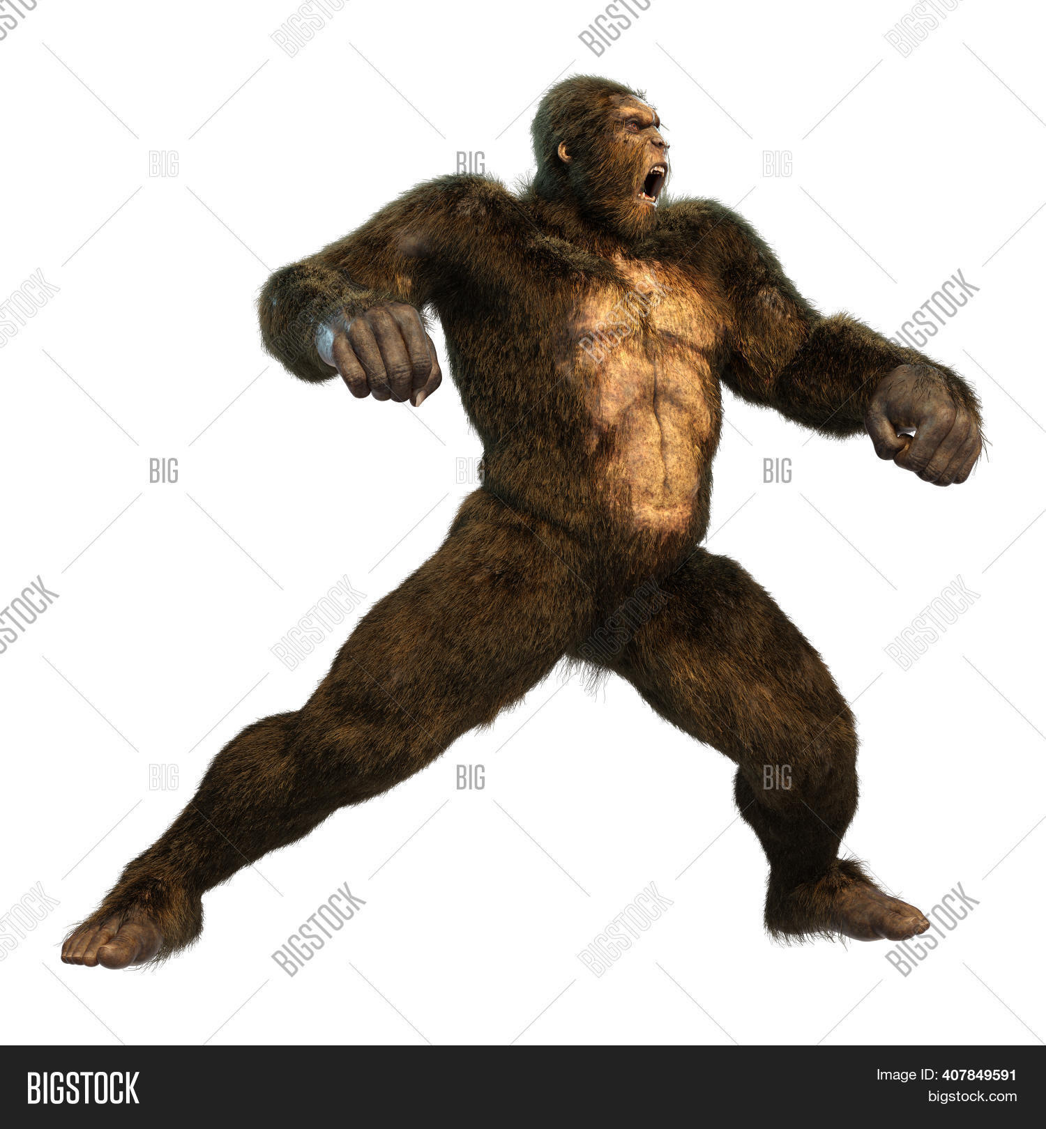 3D Rendering Sasquatch Image & Photo (Free Trial) | Bigstock