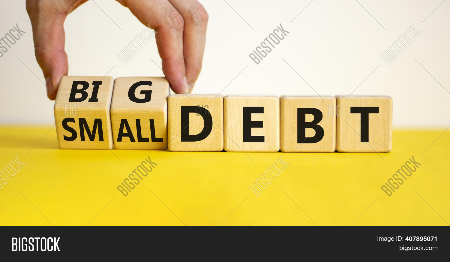 Big Small Debt Symbol Image & Photo (Free Trial) | Bigstock