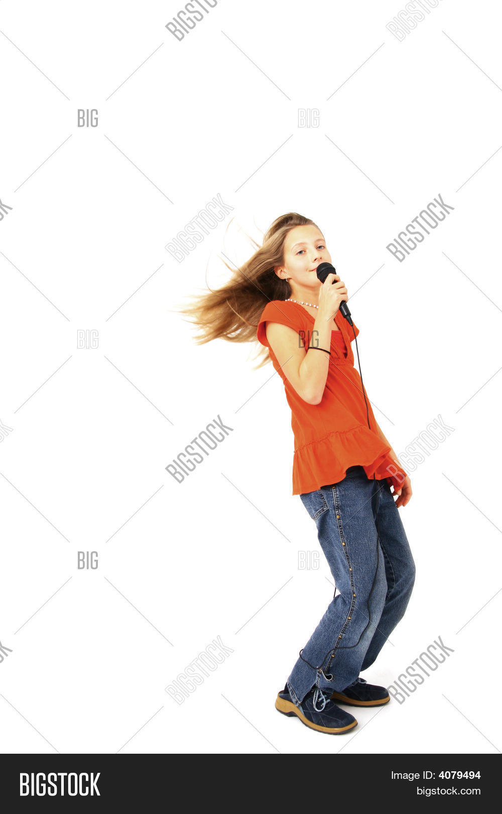 Young Girl Singing Image & Photo (Free Trial) | Bigstock