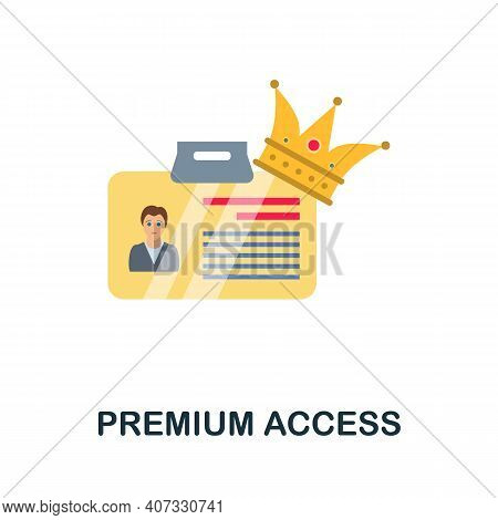 Premium Access Flat Vector & Photo (Free Trial) | Bigstock