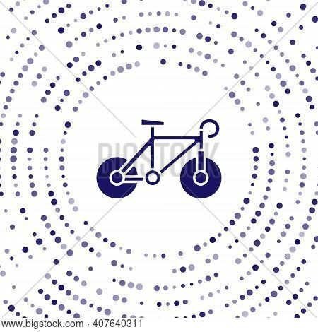 Blue Bicycle Icon Vector & Photo (Free Trial) | Bigstock