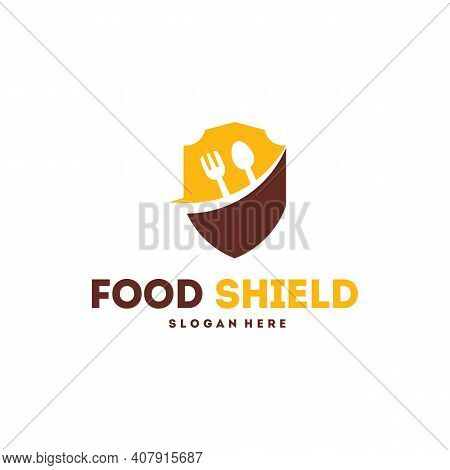 Food Shield Logo Vector & Photo (Free Trial) | Bigstock