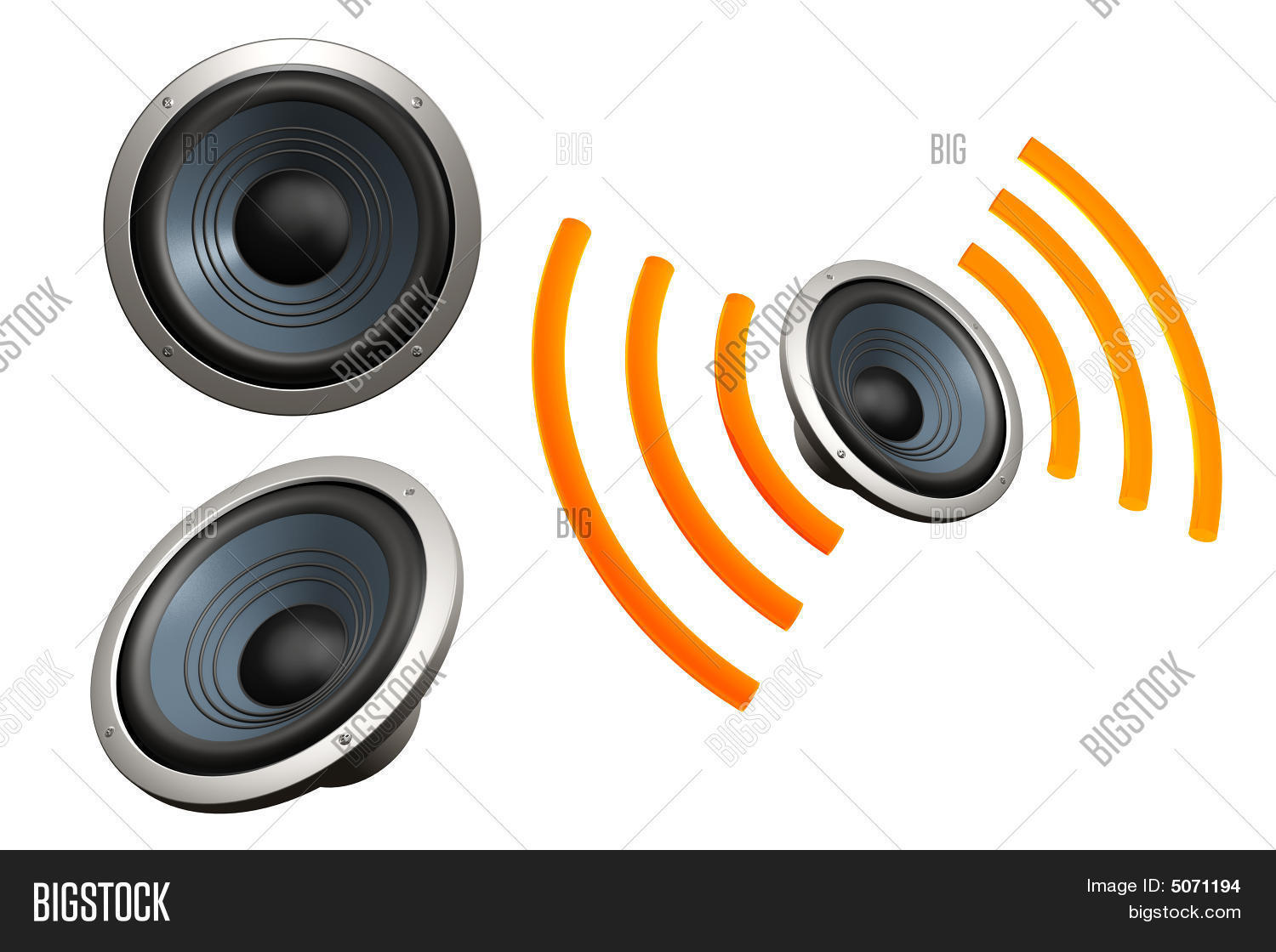 Speakers On White Image & Photo (Free Trial) | Bigstock