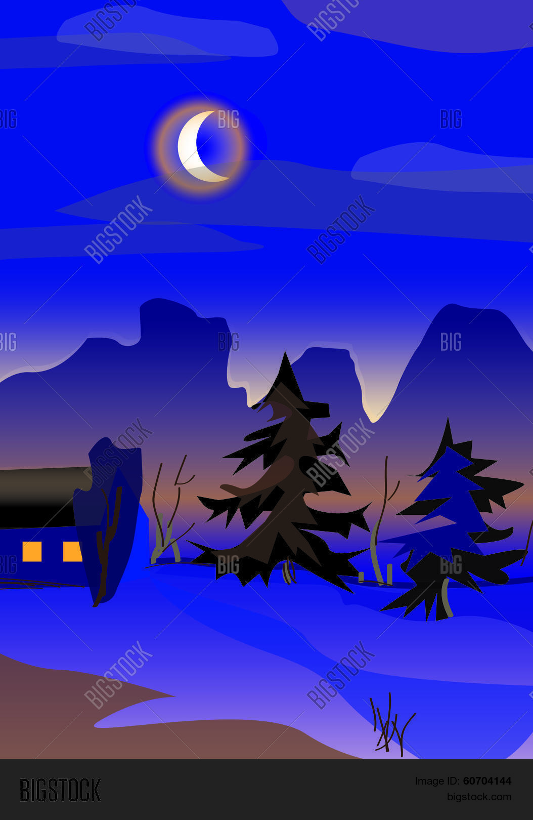Night Shadows Vector & Photo (Free Trial) | Bigstock