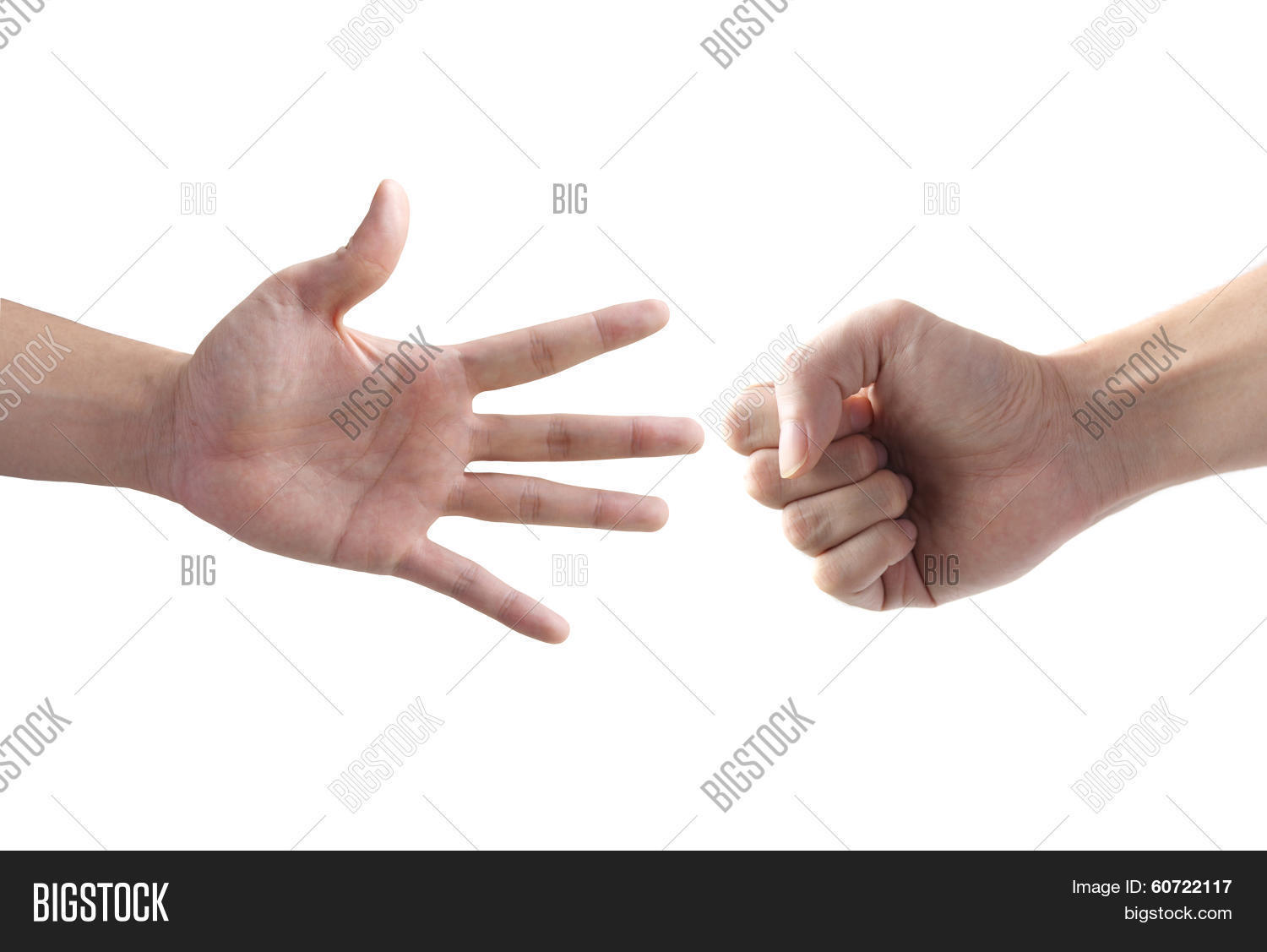 Fighting Two Hand Rock Image & Photo (Free Trial) | Bigstock