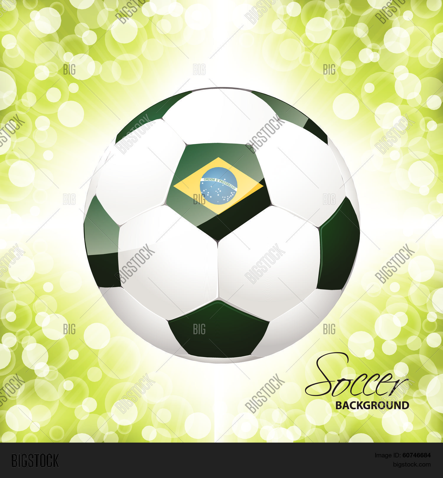 Soccer Ball Poster Vector & Photo (Free Trial) | Bigstock