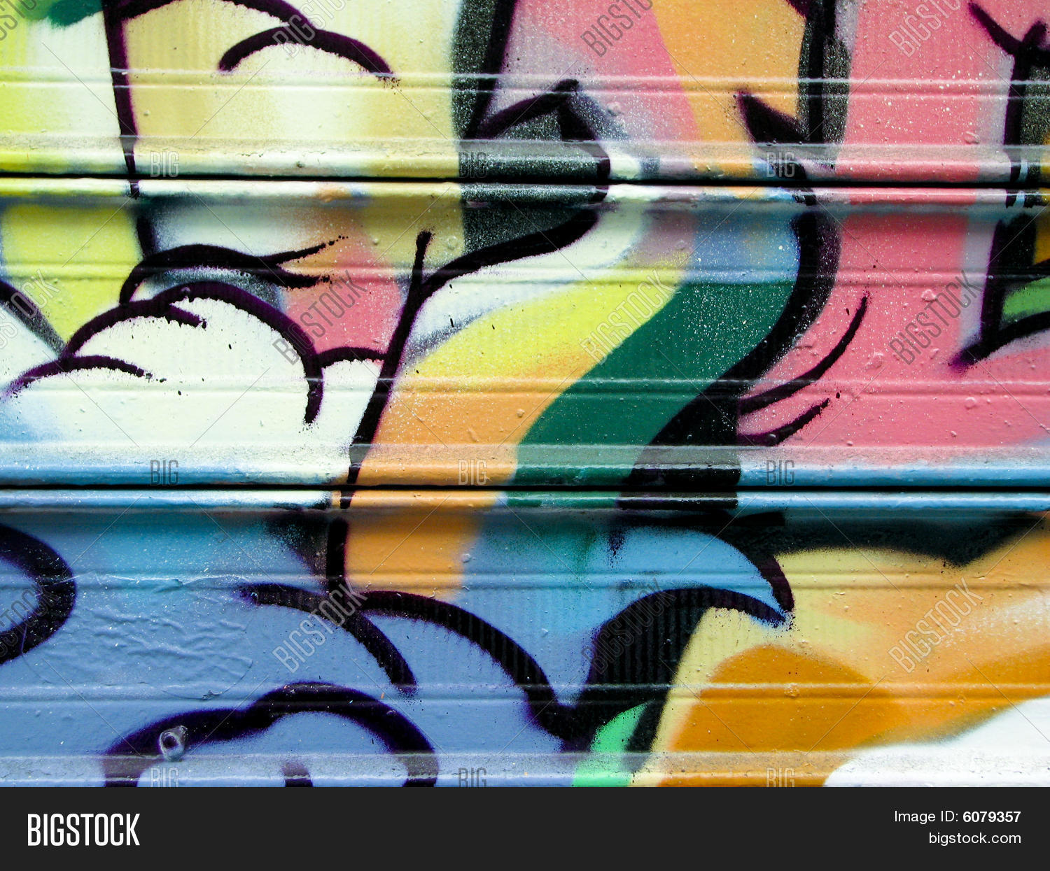 Graffiti On Metal Image & Photo (Free Trial) | Bigstock