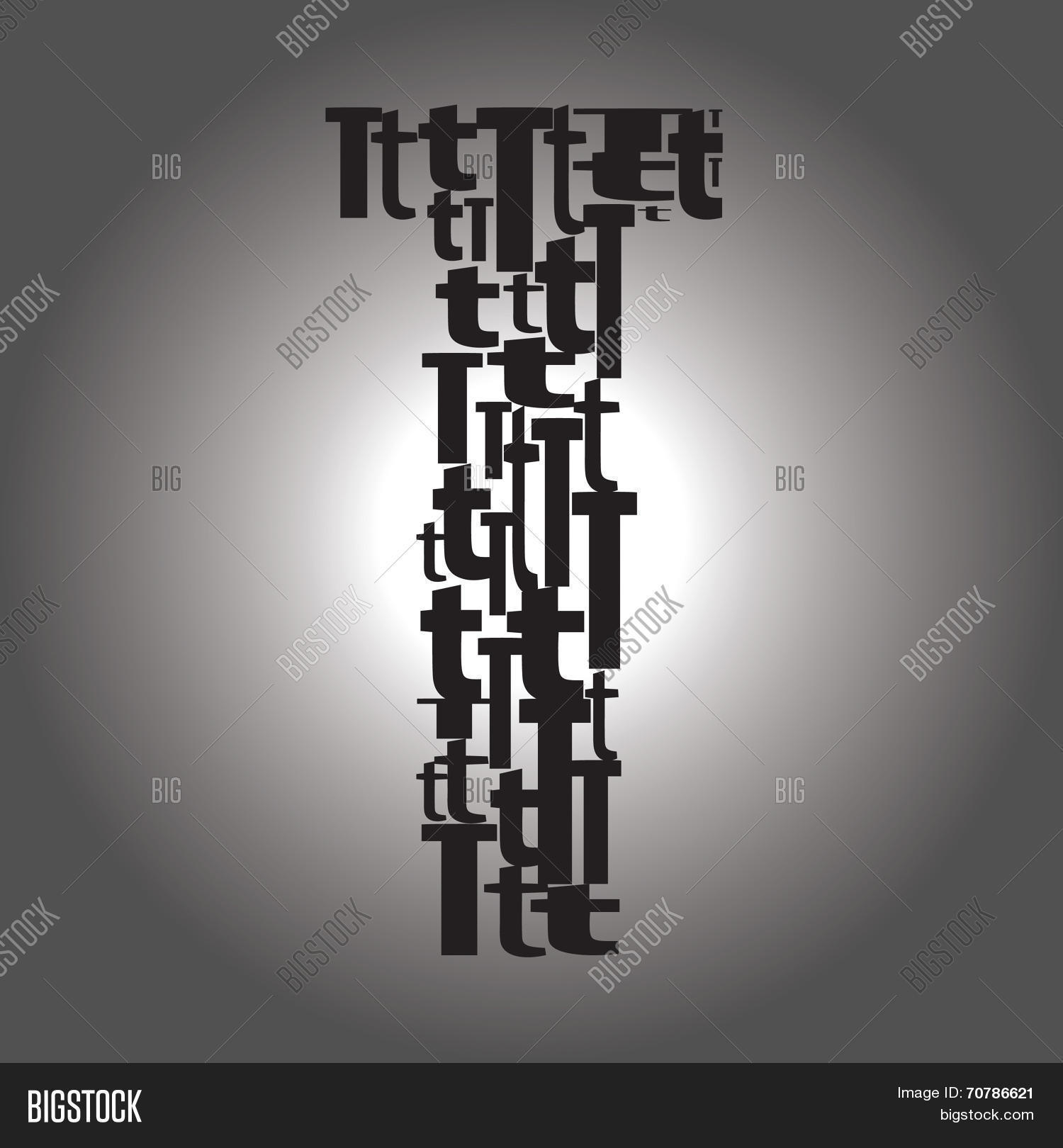 Letter T . Vector Vector & Photo (Free Trial) | Bigstock