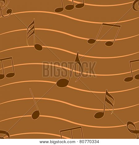 Musical Notes Brown Vector & Photo (Free Trial) | Bigstock