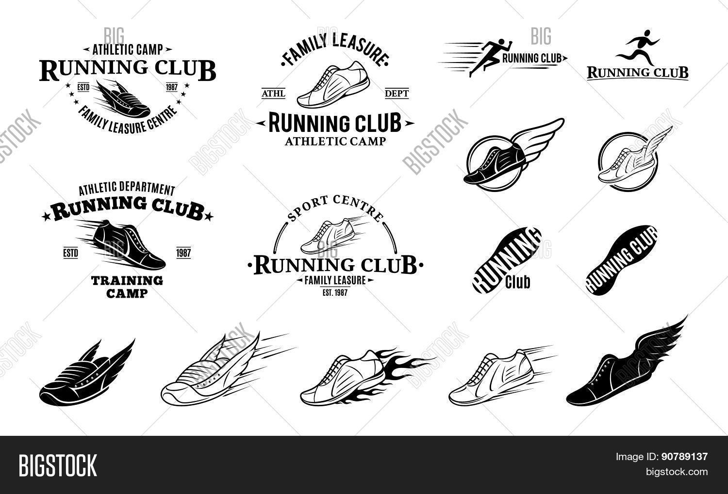 Running Club Labels, Vector & Photo (Free Trial) | Bigstock