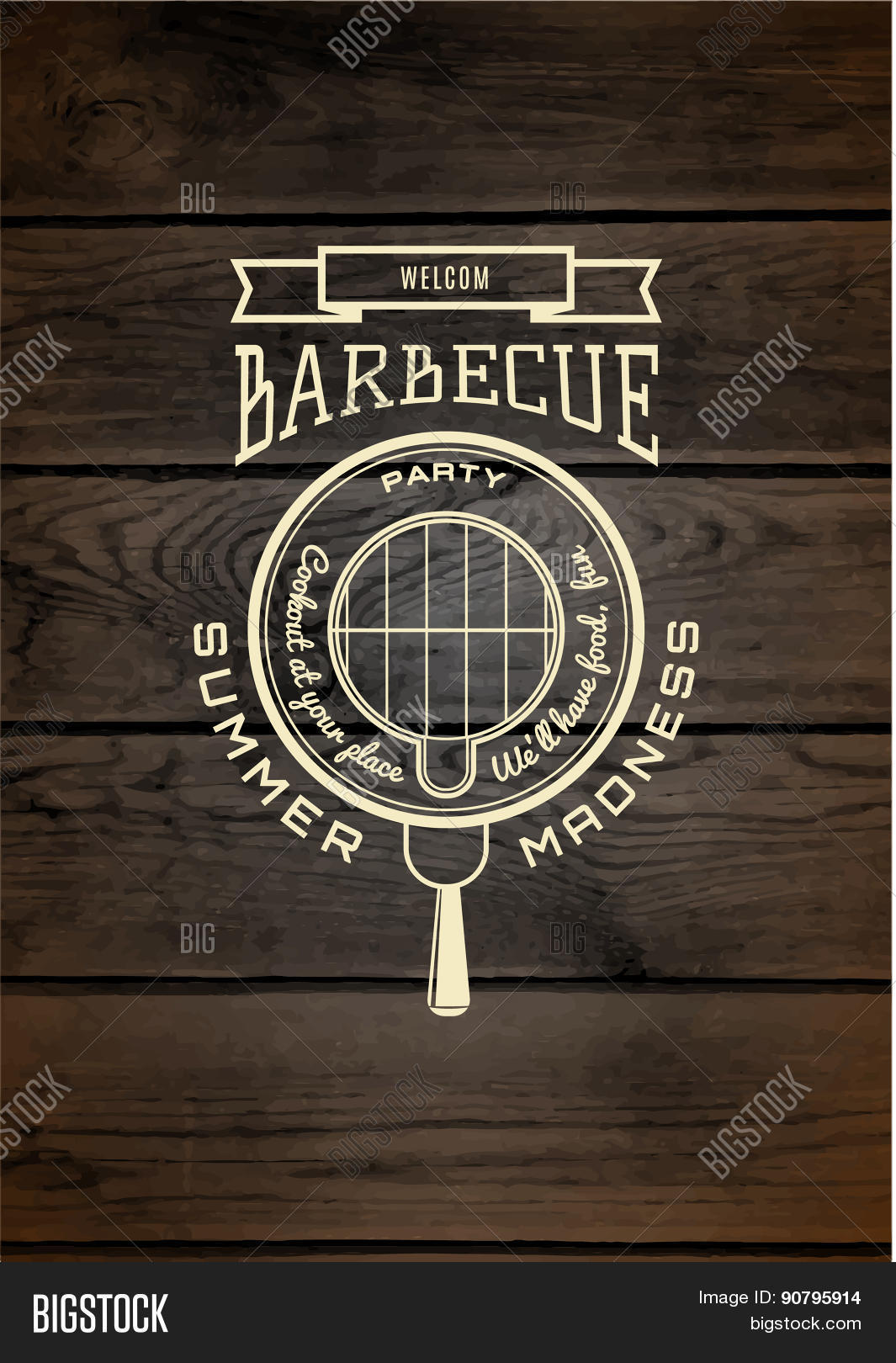 Bbq Badges Logos Vector & Photo (Free Trial) | Bigstock