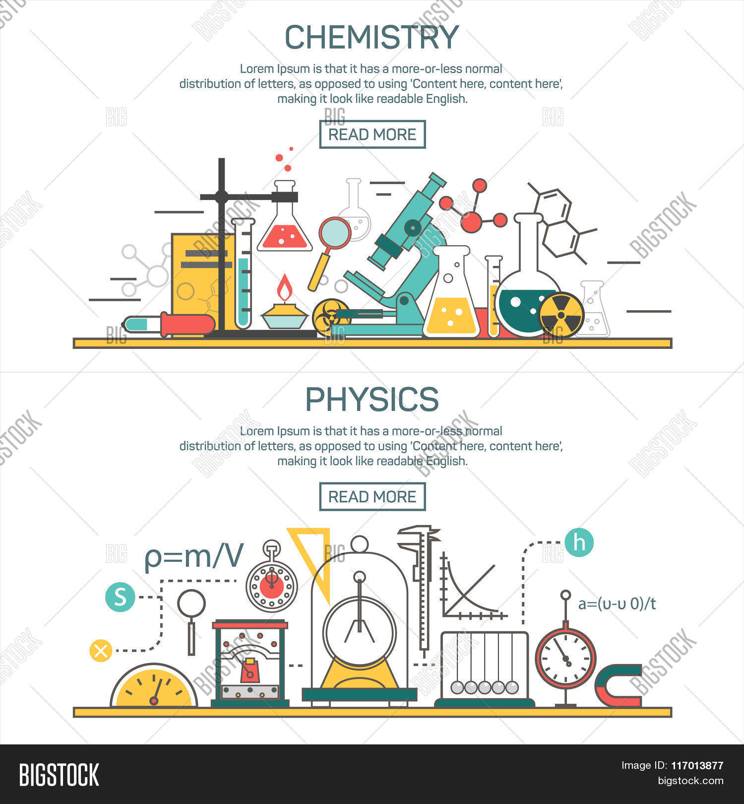 Science Banner Vector Vector & Photo (Free Trial) | Bigstock