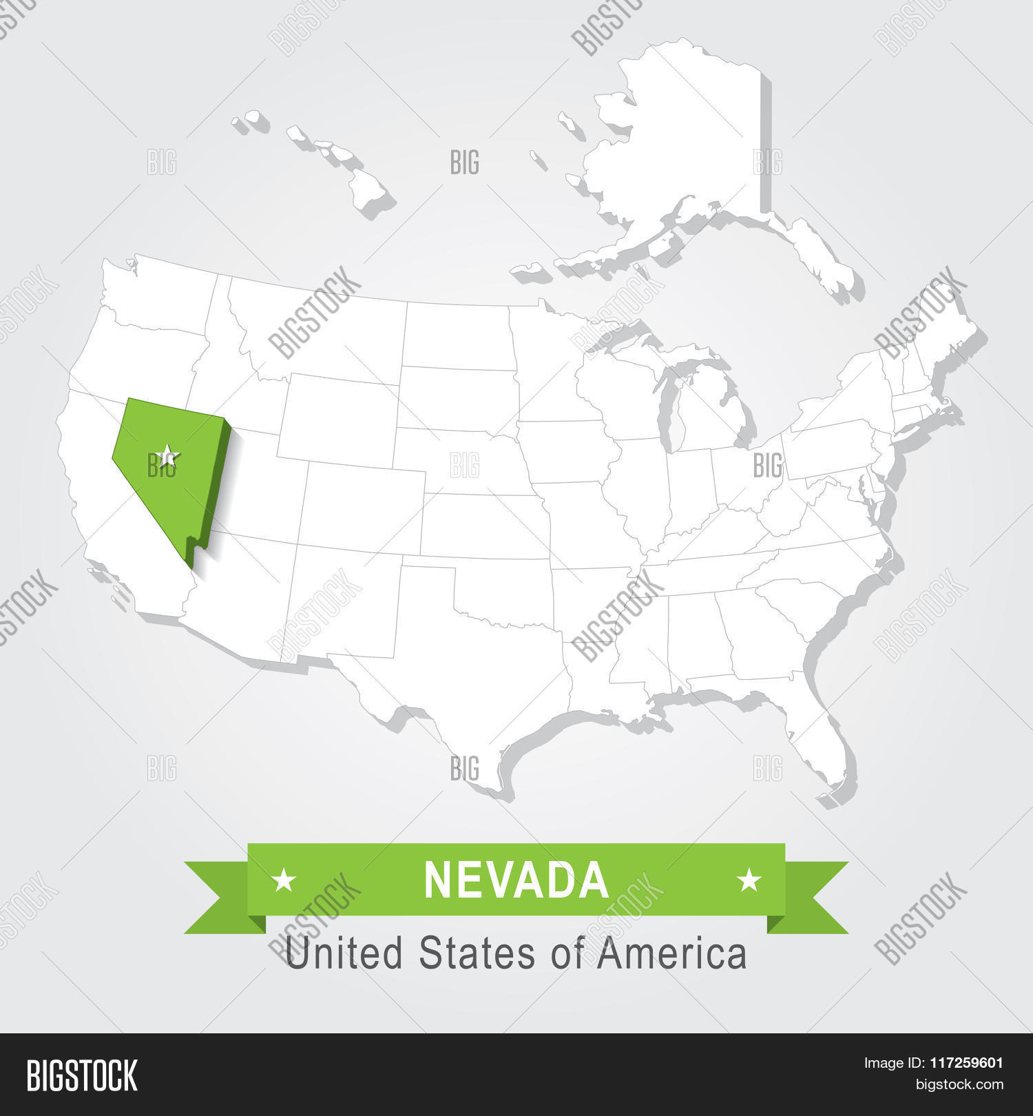 Nevada State. USA Vector & Photo (Free Trial) | Bigstock