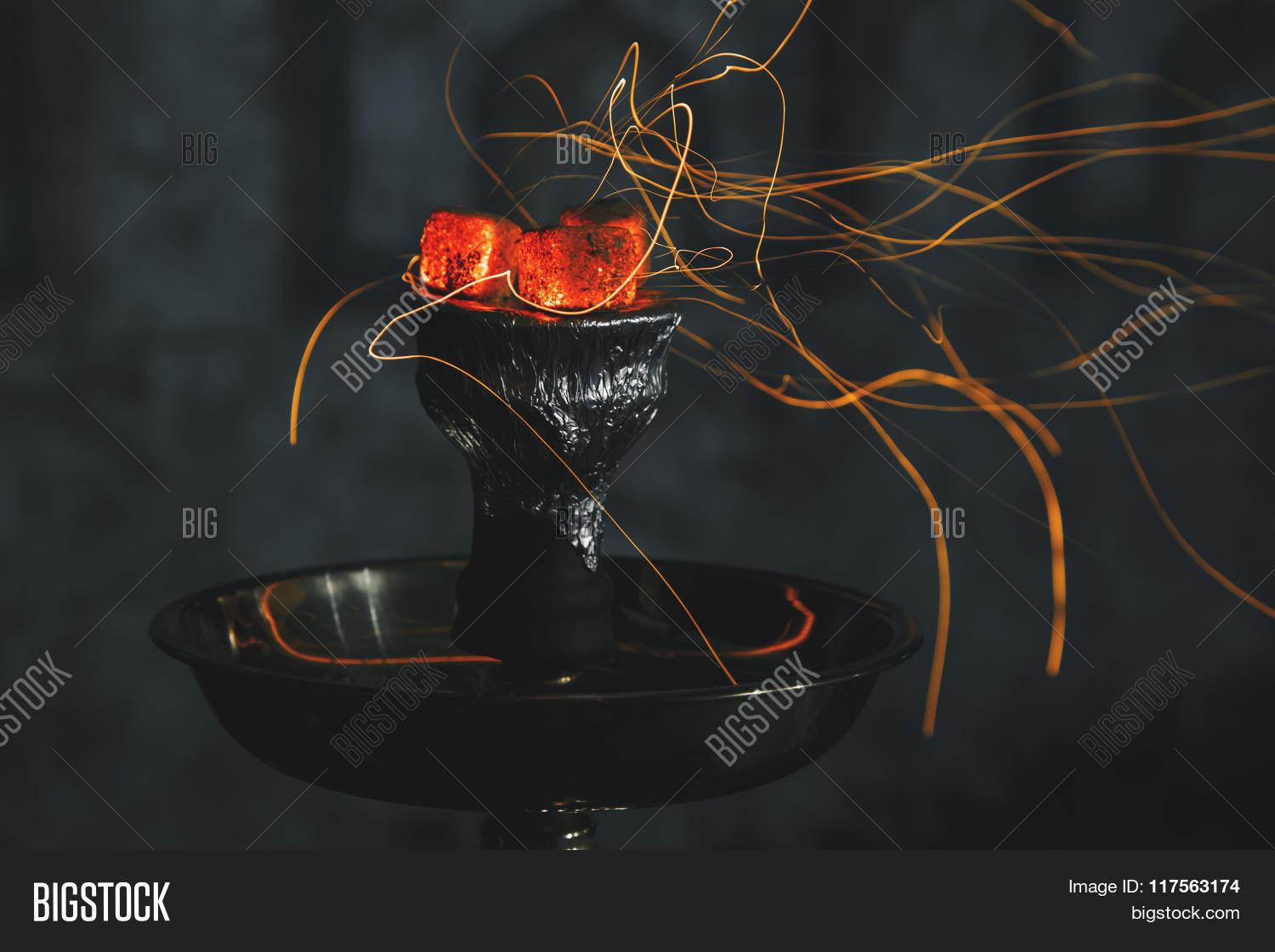 Shisha Hookah Red Hot Image & Photo (Free Trial) | Bigstock