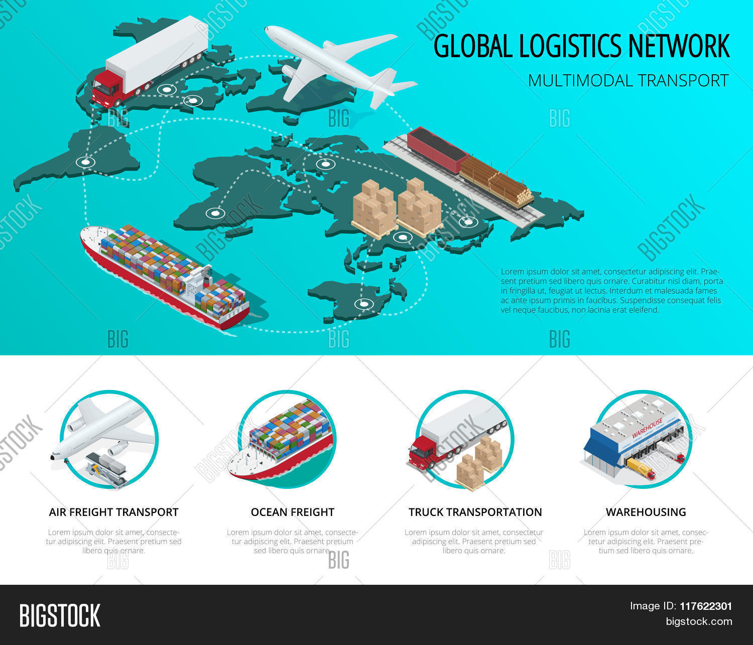Global Logistics Vector & Photo (Free Trial) | Bigstock