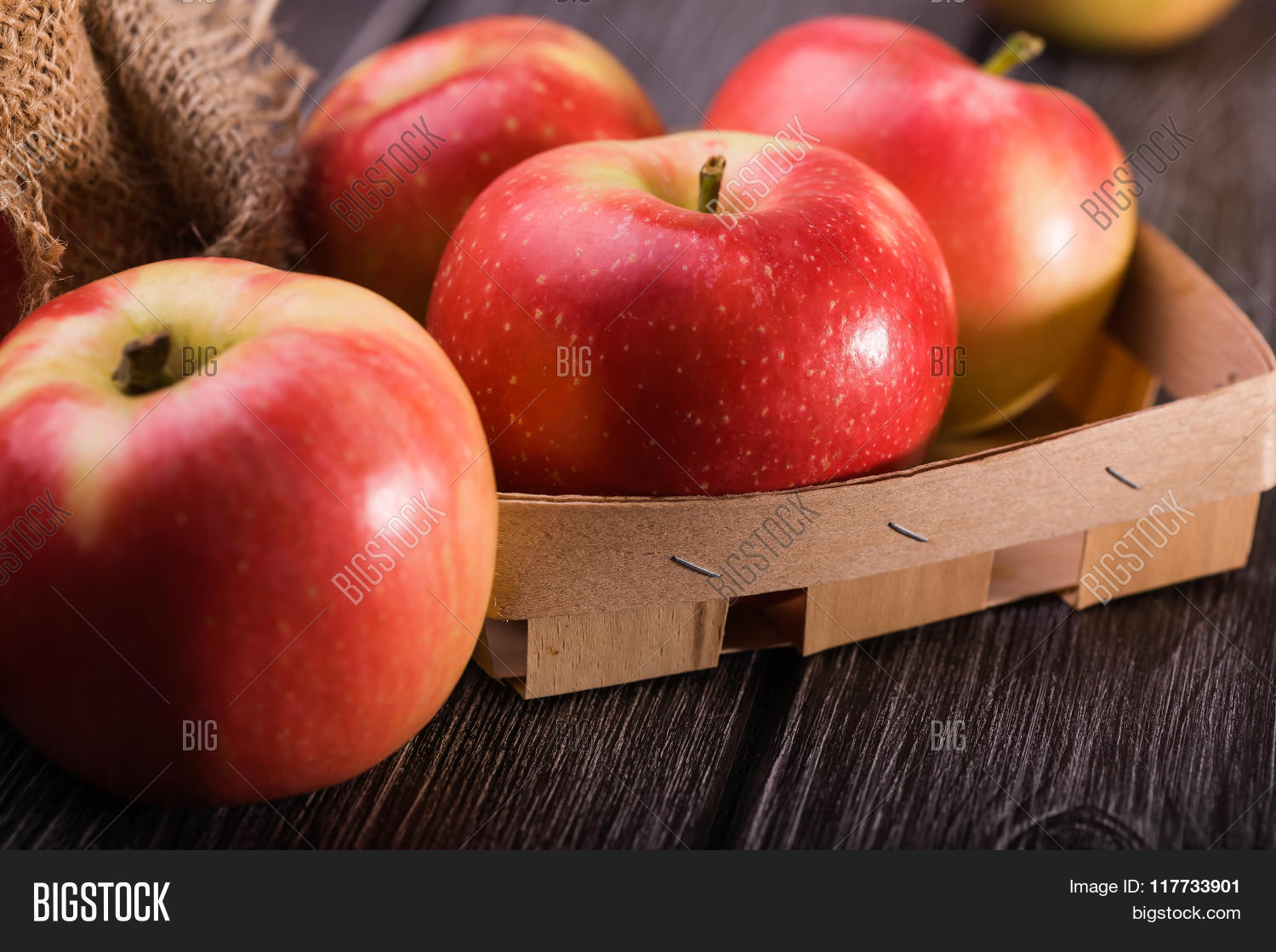 Tasty Apples Box Image & Photo (Free Trial) | Bigstock