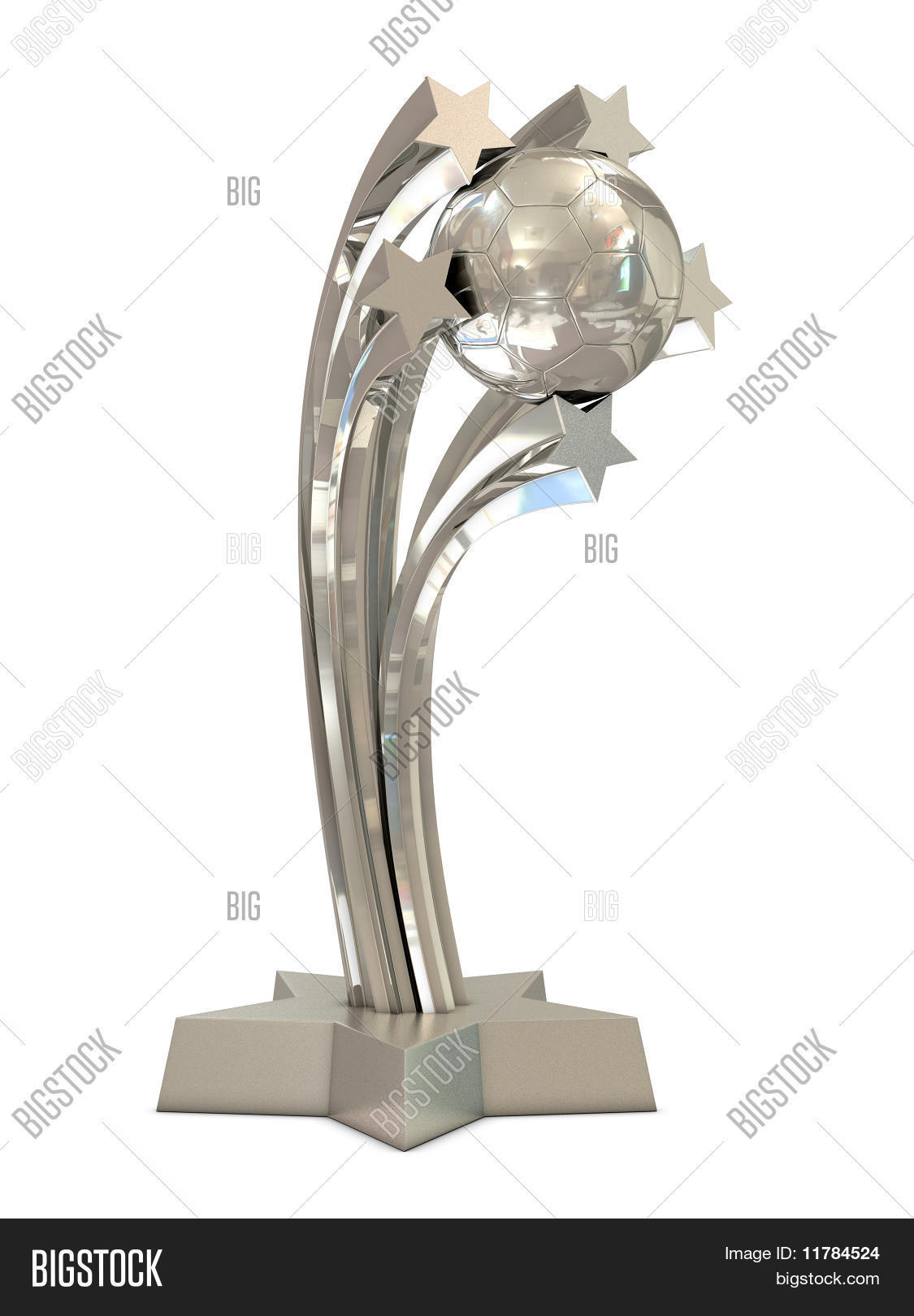 Silver Trophy Soccer Image & Photo (Free Trial) | Bigstock