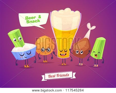 Set Beer Characters. Vector & Photo (Free Trial) | Bigstock