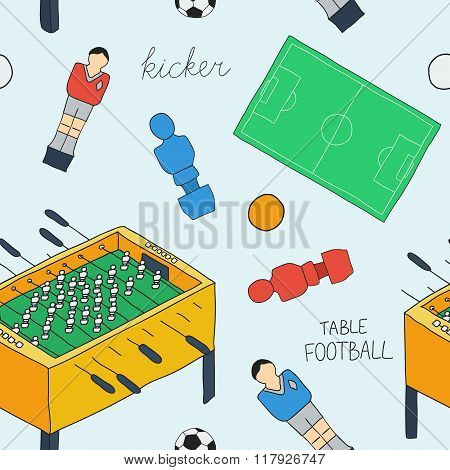 Table Football Sketch Vector & Photo (Free Trial) | Bigstock