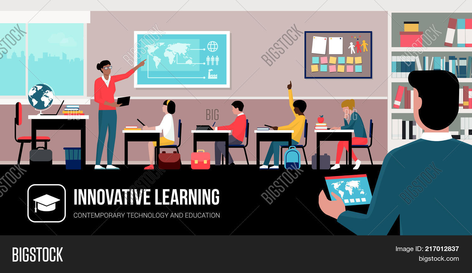 Technology Classroom Vector & Photo (Free Trial) | Bigstock