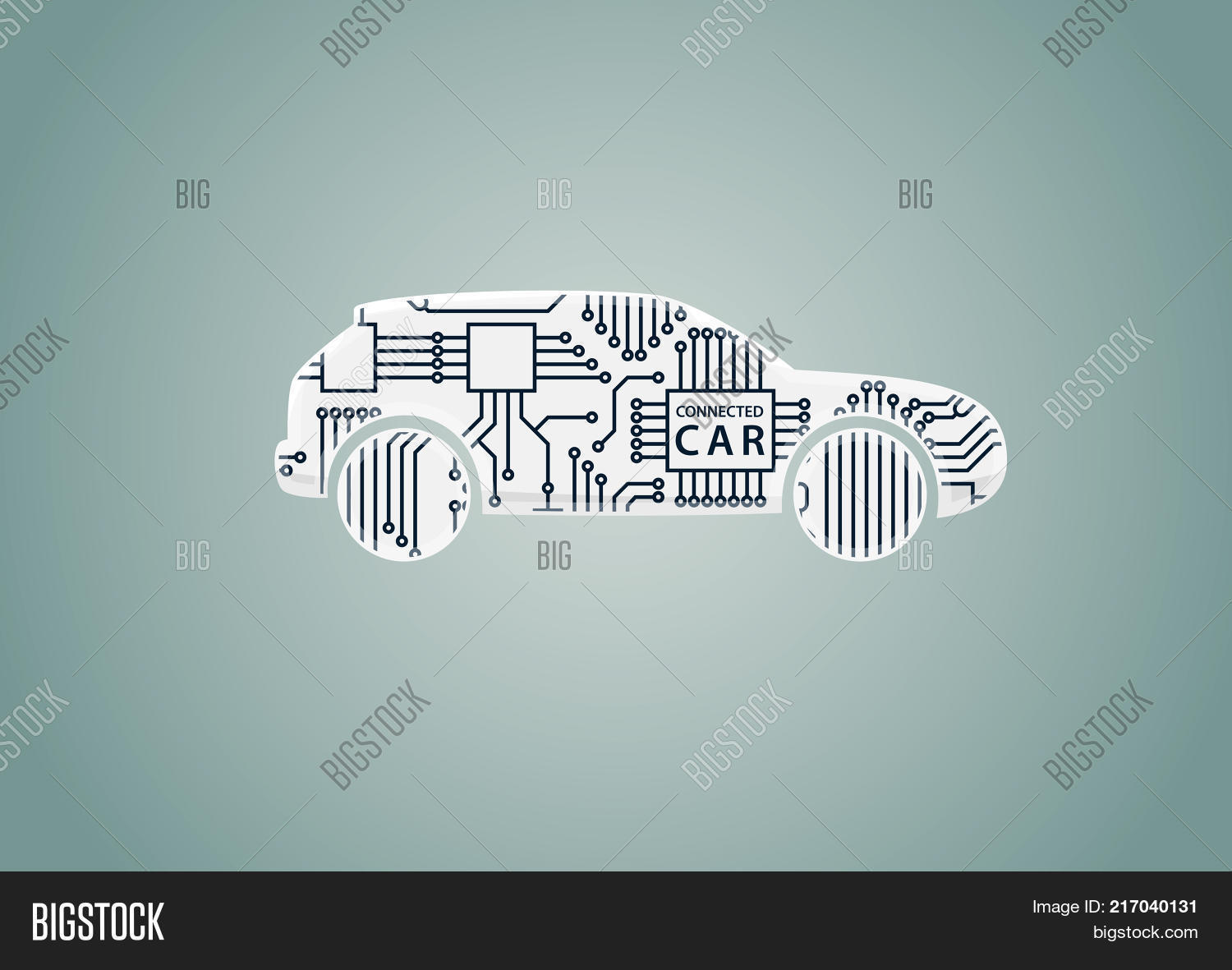 Smart Connected Car Vector & Photo (Free Trial) | Bigstock