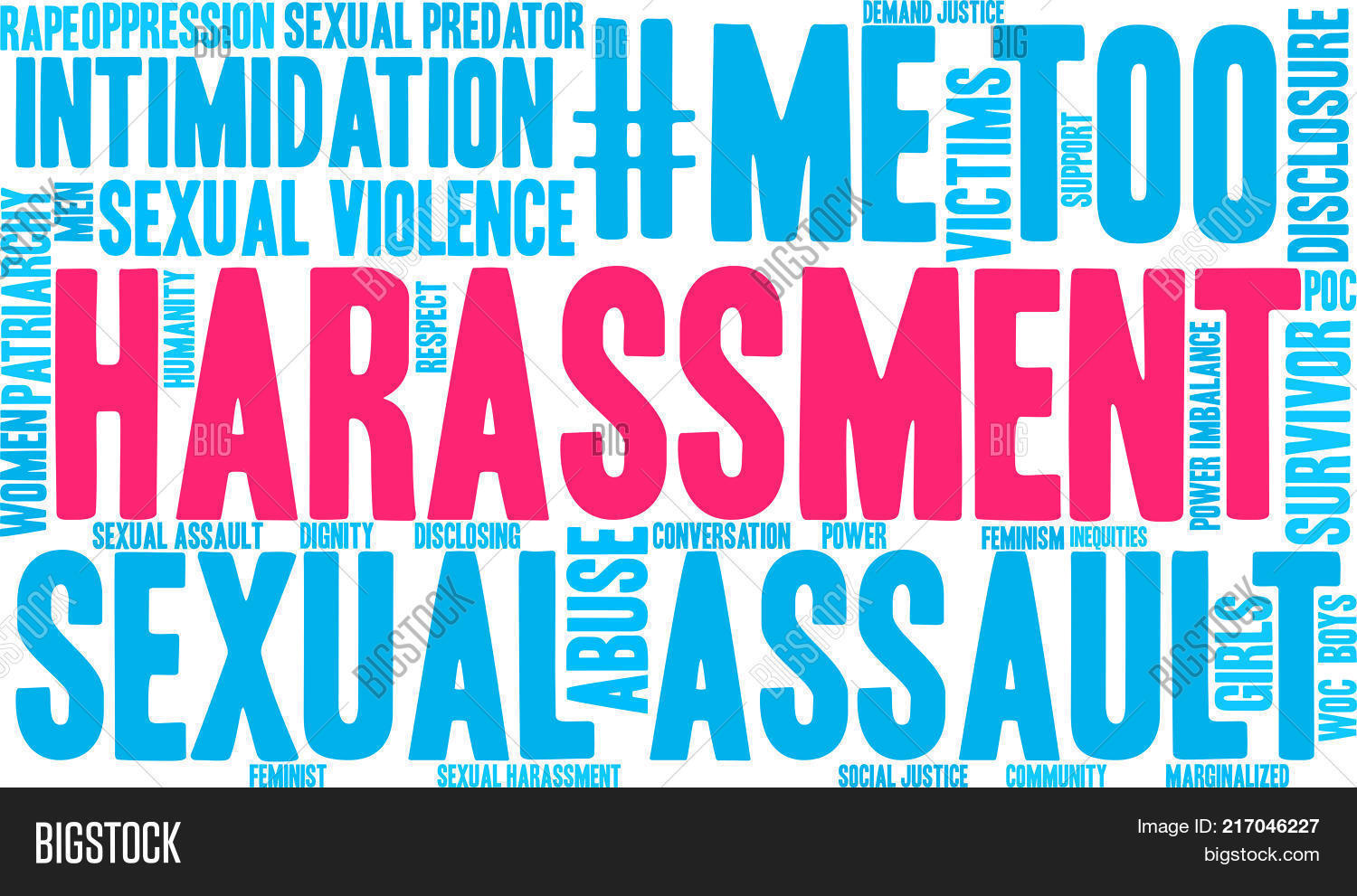 Harassment Word Cloud Vector & Photo (Free Trial) | Bigstock