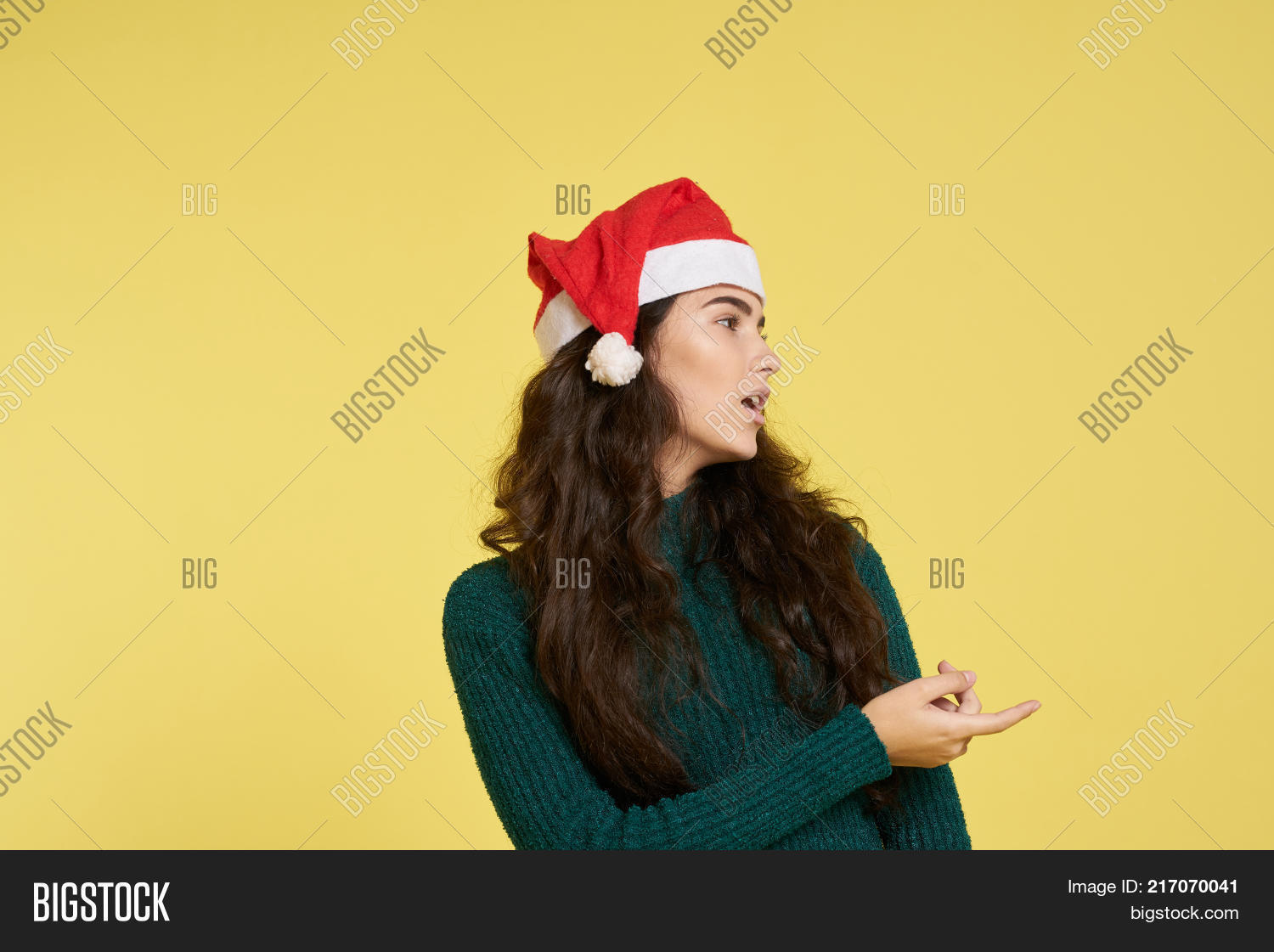 Woman Points Free Image & Photo (Free Trial) | Bigstock
