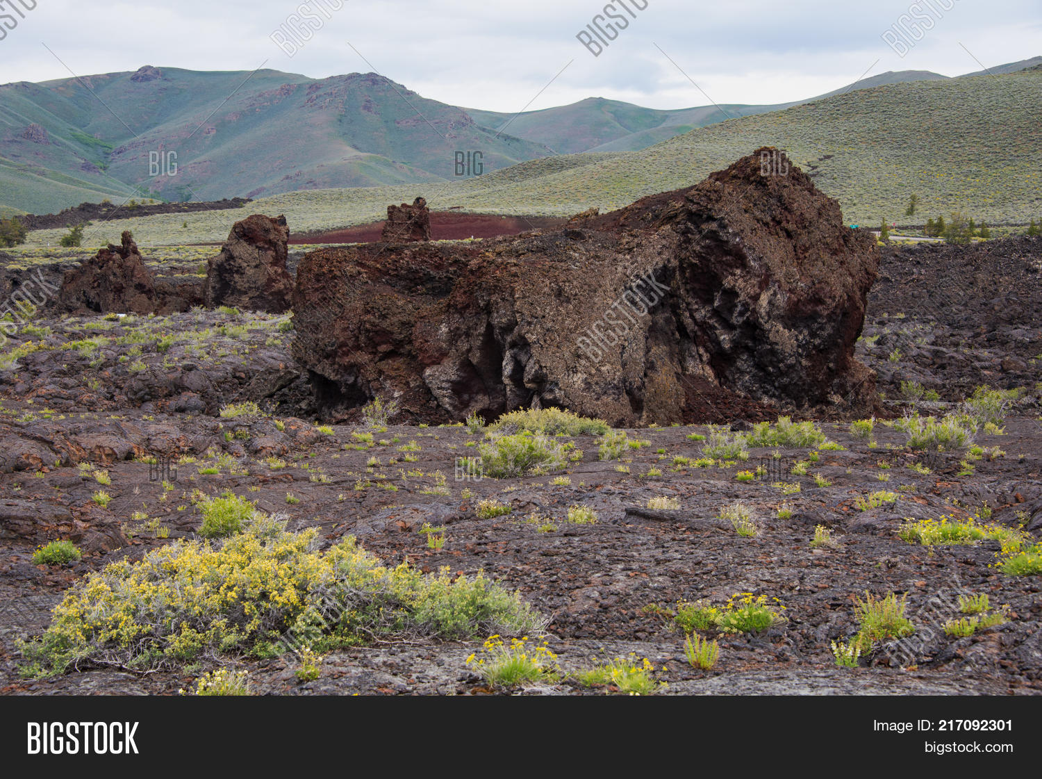 Volcanic Landscape Image & Photo (Free Trial) | Bigstock