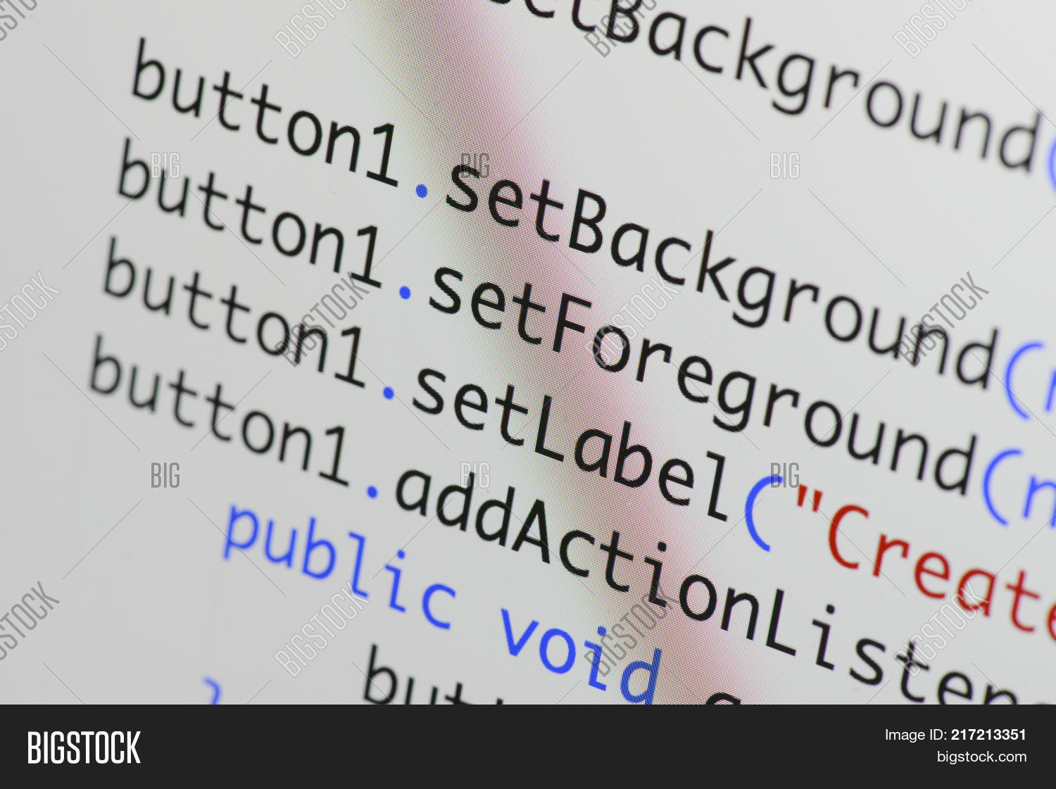 Real Java Code Image & Photo (Free Trial) | Bigstock