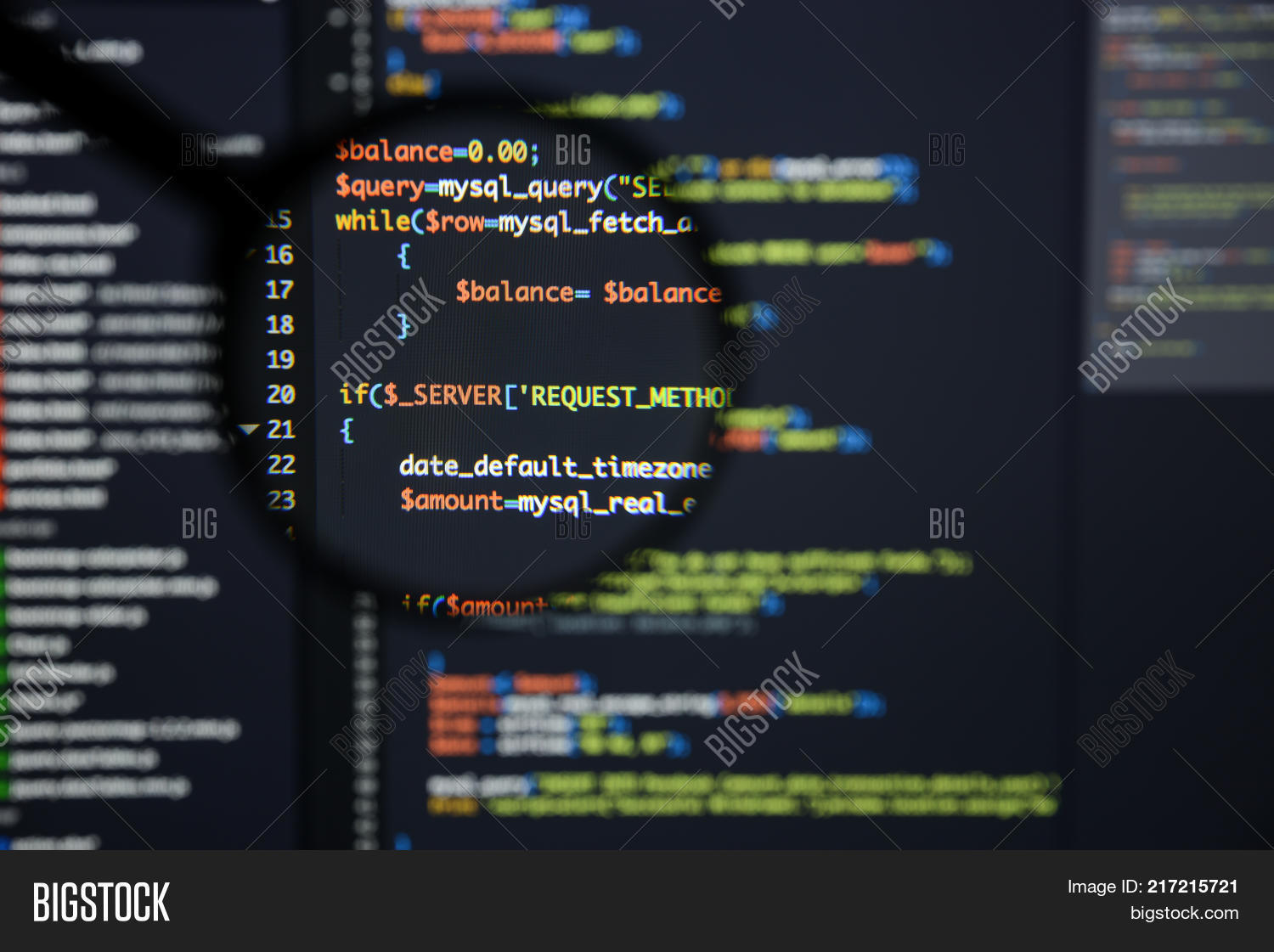 Real Php Code Image & Photo (Free Trial) | Bigstock